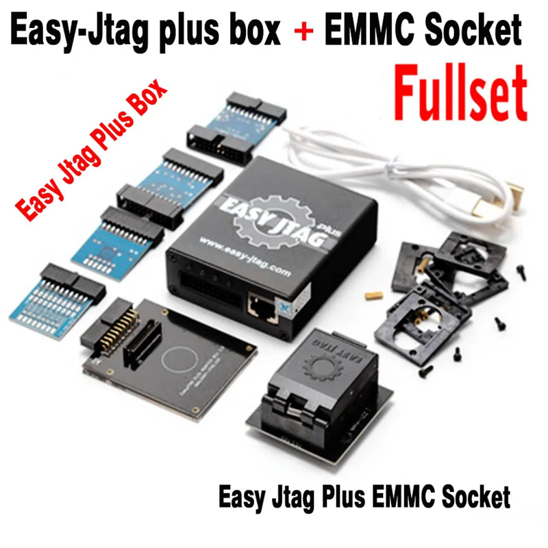 Z3X Easy-JTAG Plus Full Set EASY JTAG PLUS BOX and eMMC 6 in 1 Socket ...