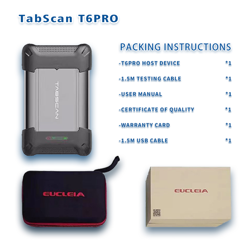 EUCLEIA wiScan T6PRO J2534 Diagnostic Scanner Supports CAN FD and DOIP ...